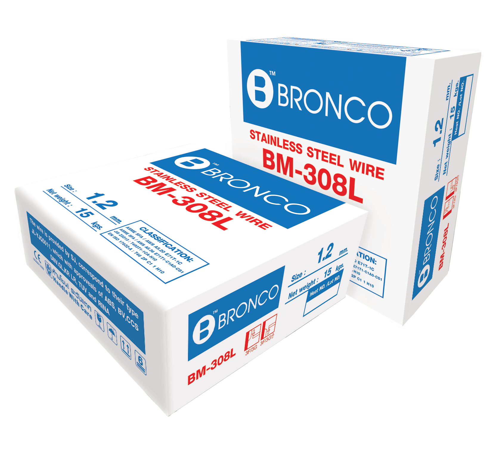 ลวดเชื่อม MIG BRONCO BM-308L (GMAW) – BRONCO